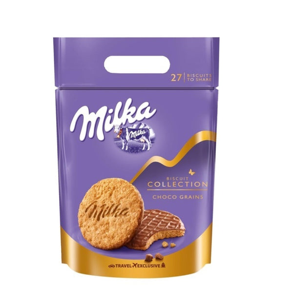 Milka Choco Grains Biscuits Collection (27Pcs) 378G | Imported Chocola ...