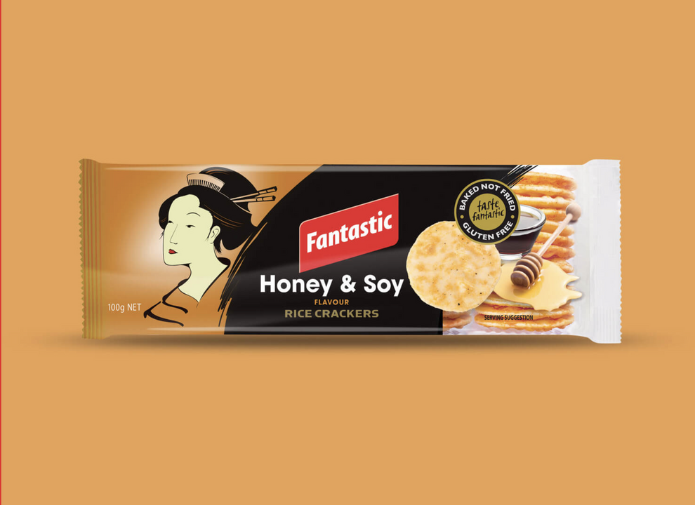 Fantastic- Honey & Soy Rice Crackers 100g | Imported – IndyGood