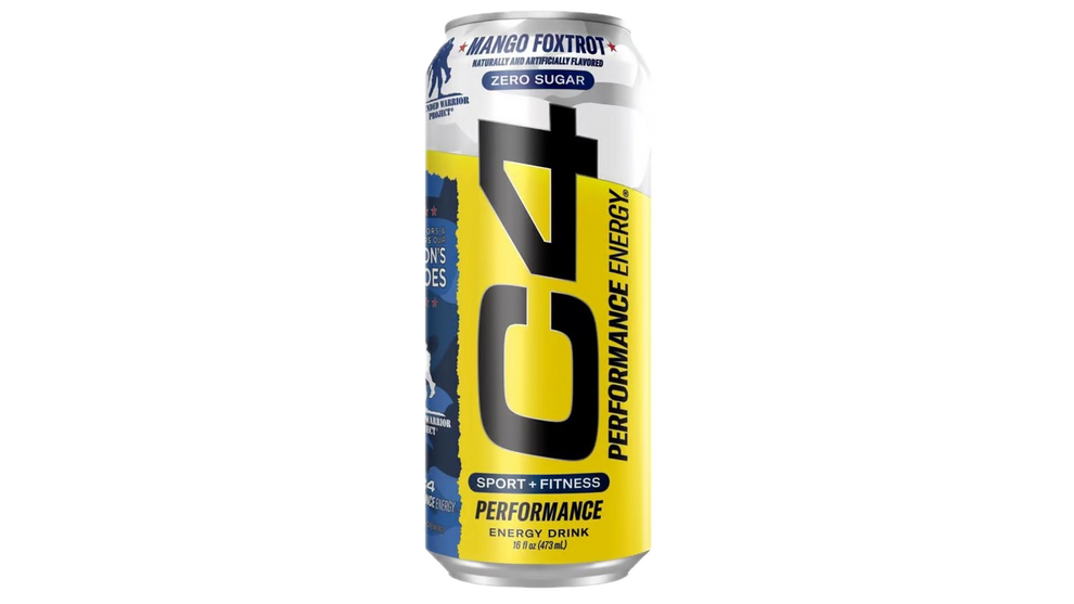 C4 Energy Mango Foxtrot - Zero Sugar, Pre-Workout Boost – IndyGood