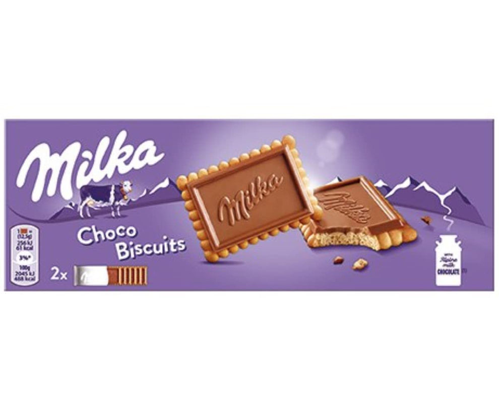 Milka Chocolate Biscuits with Cream Filling – 150g | Imported – IndyGood