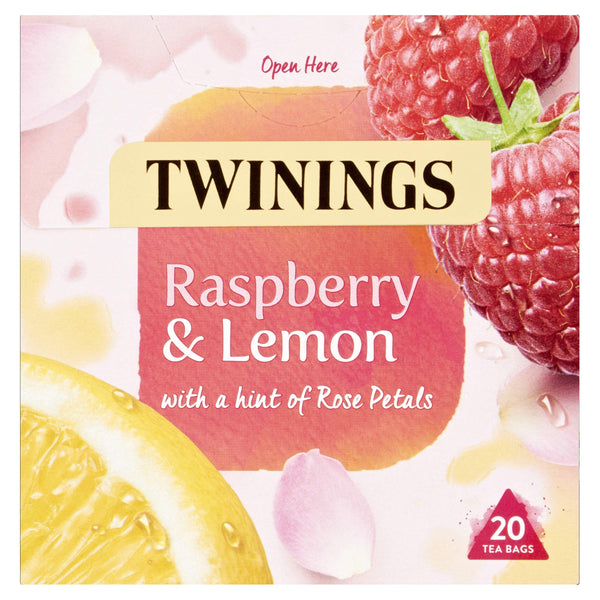 Twinings Raspberry & Lemon Tea Bags, 20 each| Imported Limited Edition ...